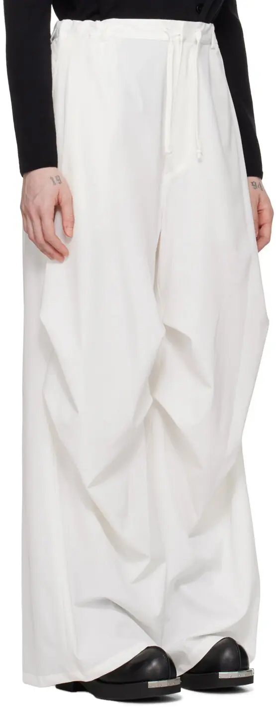 MAISON MARGIELA Wide-leg Trousers With Drawstring