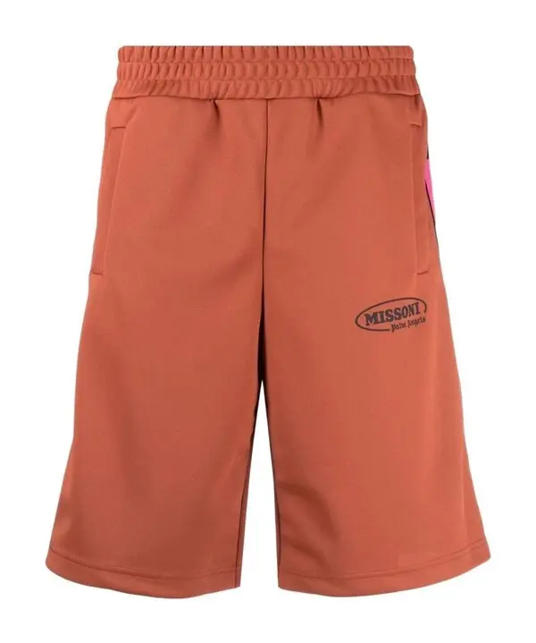 Palm Angels X Missoni Side Stripe Track Shorts