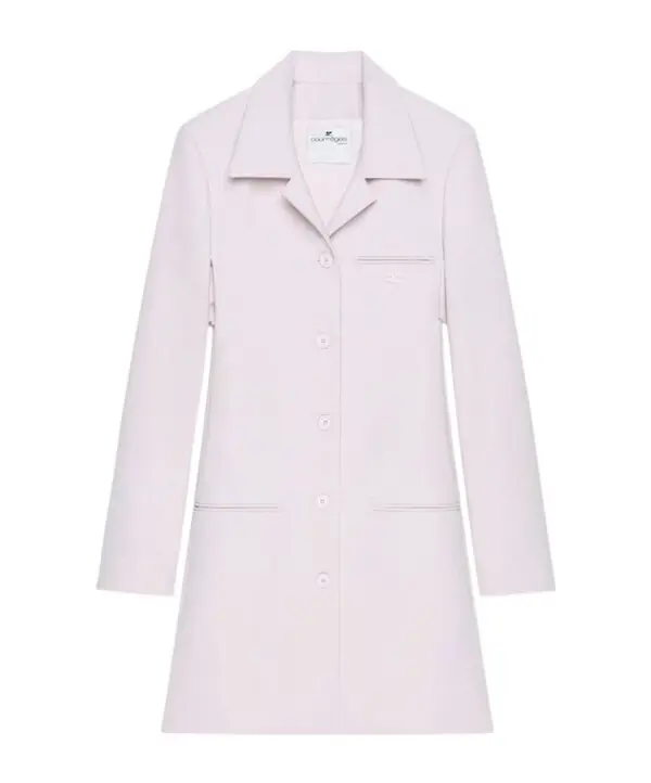COURREGES Courrèges Heritage A-line Coat - White