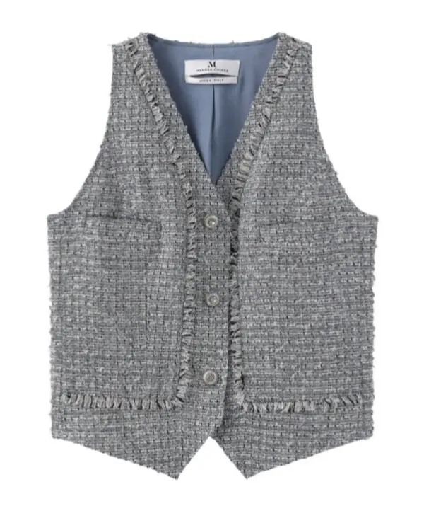 Marissa Chiara V-neck Sleeveless Vest