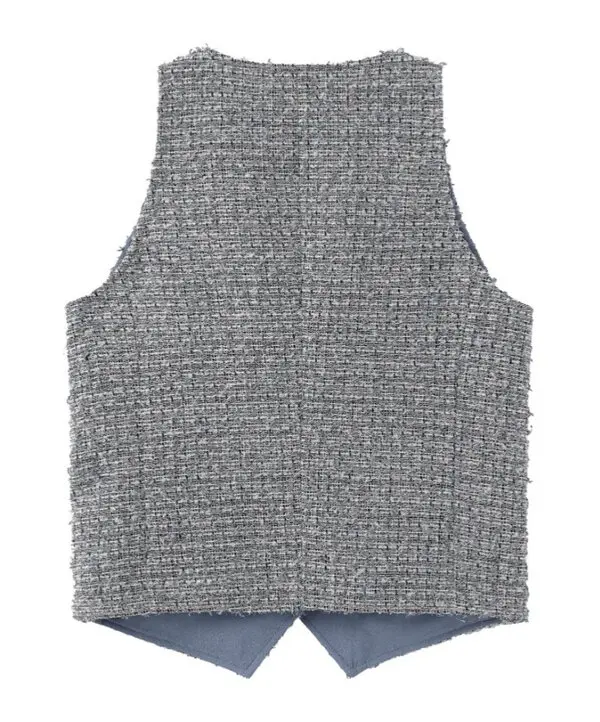 Marissa Chiara V-neck Sleeveless Vest