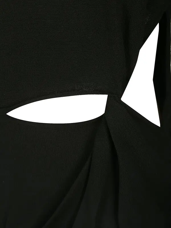 Sportmax Cut-out Crewneck Jumper - No