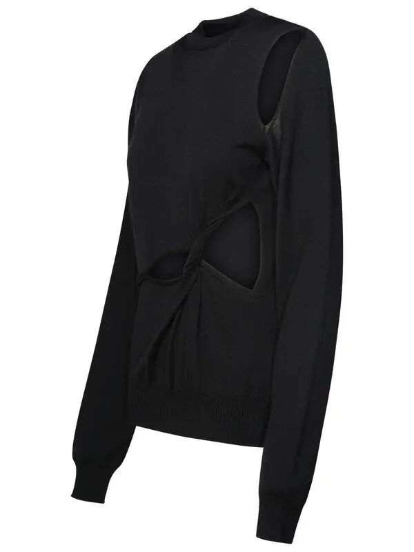 Sportmax Cut-out Crewneck Jumper - No
