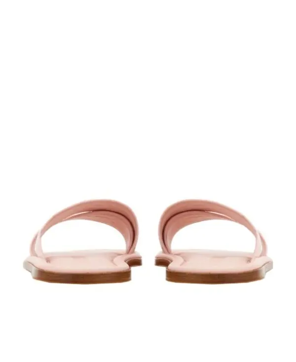 FERRAGAMO Logo Embossed Slip-on Sandals