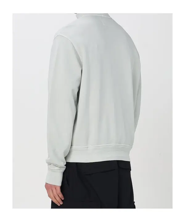 C.P. COMPANY High Neck Diagonal Fleece Sweatshirt