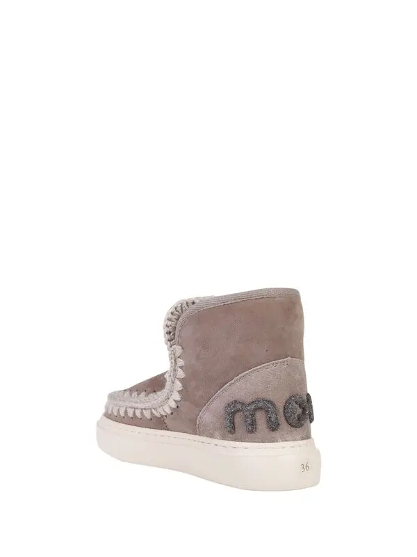 Mou Whipstitch-trim Ankle Boots