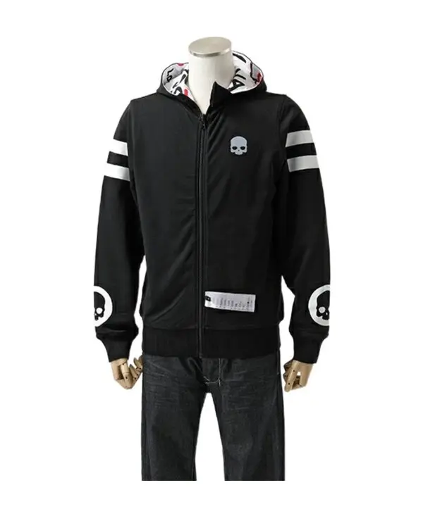 HYDROGEN Logo Casual Zip-up Hoodie