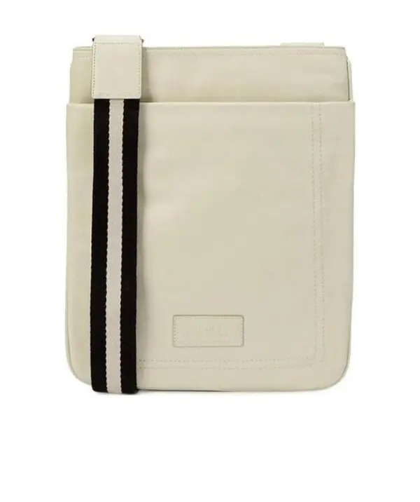 Bally Leather Crossbody Bag With Logo Details - Nude