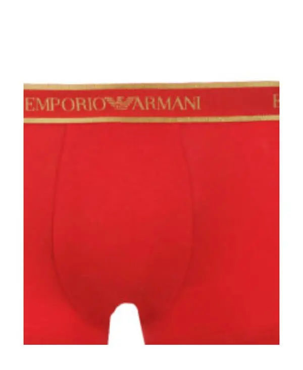 Emporio Armani Logo Detail Panties - Red