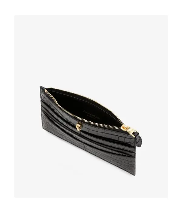 Alexander McQueen Skull Embossed Wallet