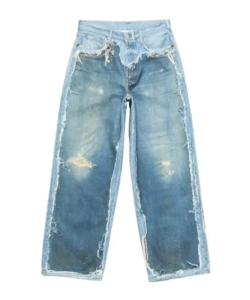 Acne Studios Trompe L'oeil Wide Leg Jeans