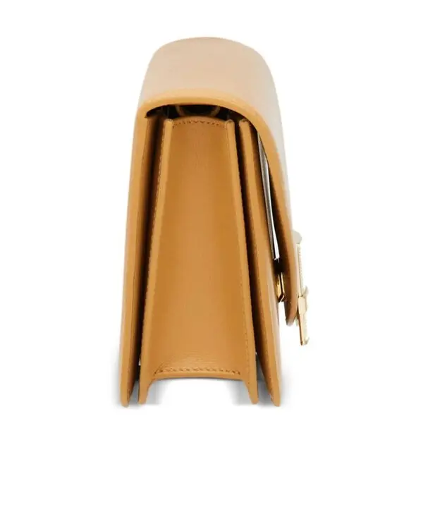 FERRAGAMO Fiamma Asymmetric Crossbody Bag - Brown