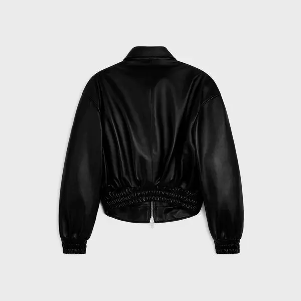 Celine Lambskin Jacket - Black