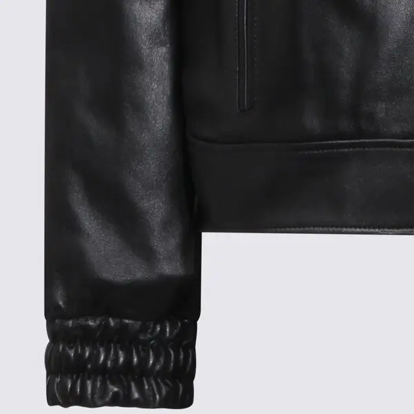 Celine Lambskin Jacket - Black