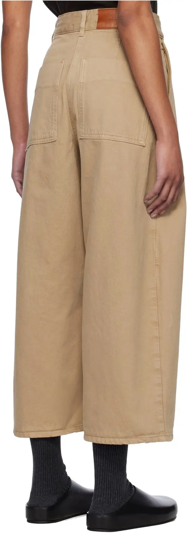 Studio Nicholson Cropped Wide-leg Jeans