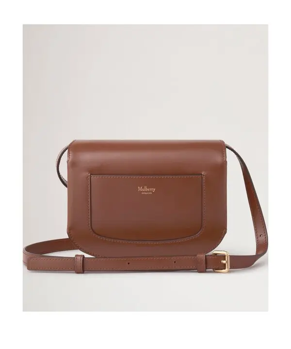 Mulberry Small Pimlico Leather Satchel Bag - Brown