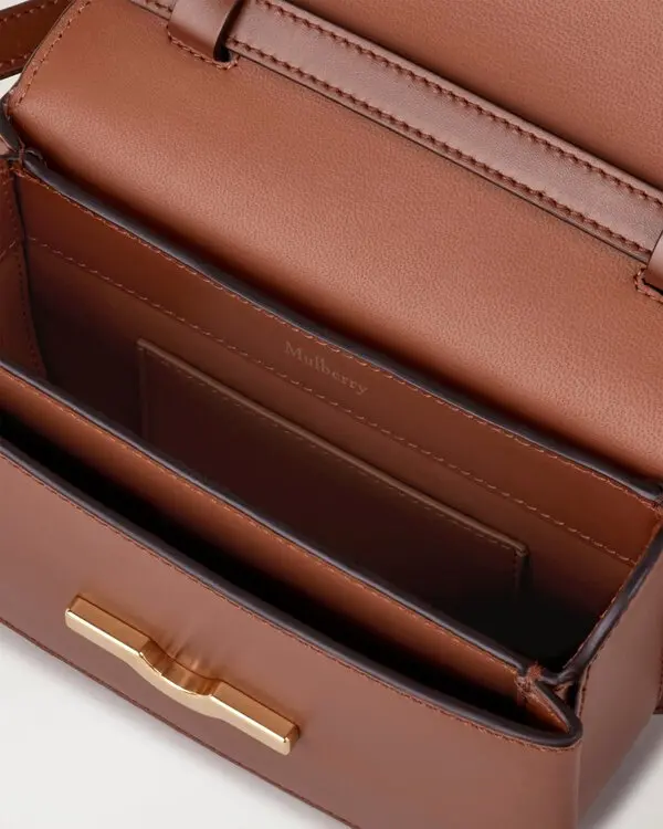 Mulberry Small Pimlico Leather Satchel Bag - Brown