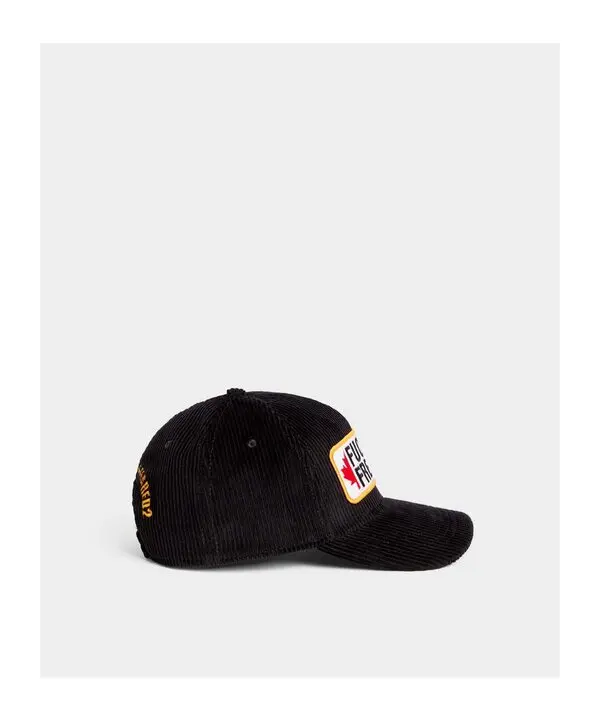 Dsquared2 Embroidered Baseball Cap - Black