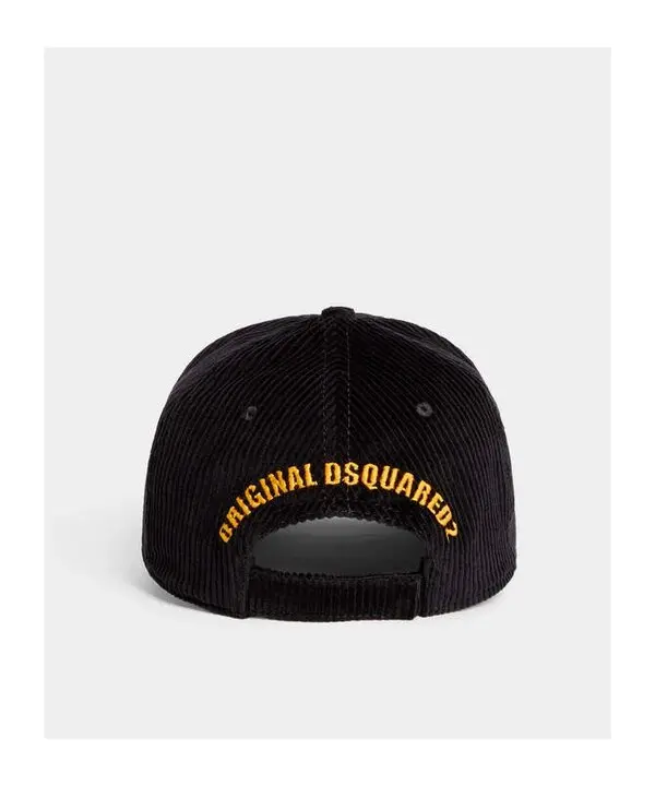 Dsquared2 Embroidered Baseball Cap - Black