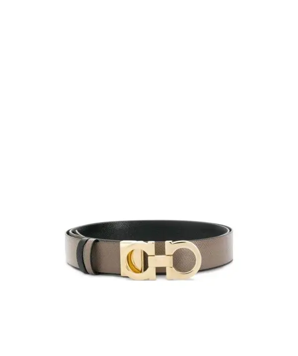 FERRAGAMO Gancini Belt - Black