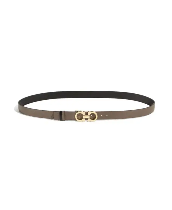 FERRAGAMO Gancini Belt - Black