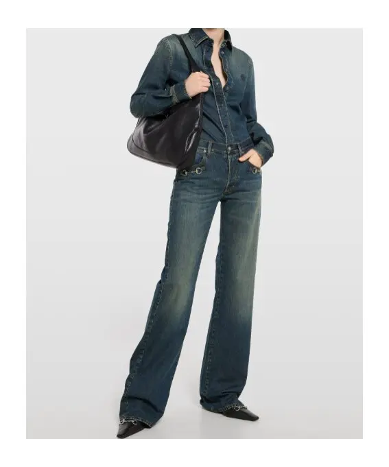 Gucci Horsebit Bootcut Denim Pants