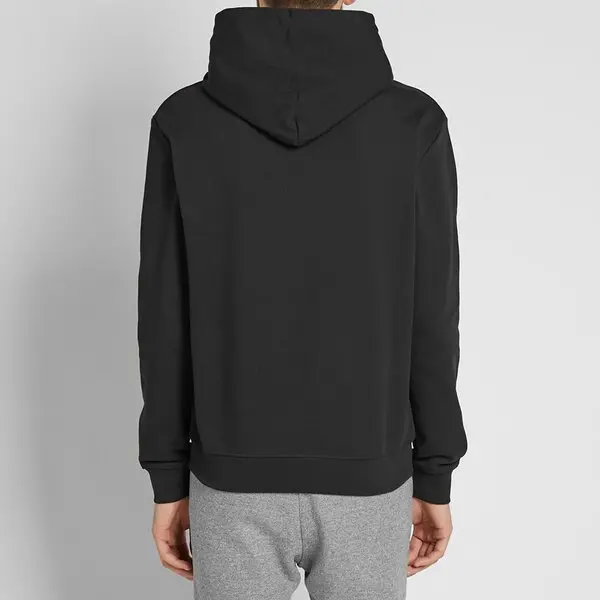 Alexander McQueen Long-sleeved Hooded Sweater - Black