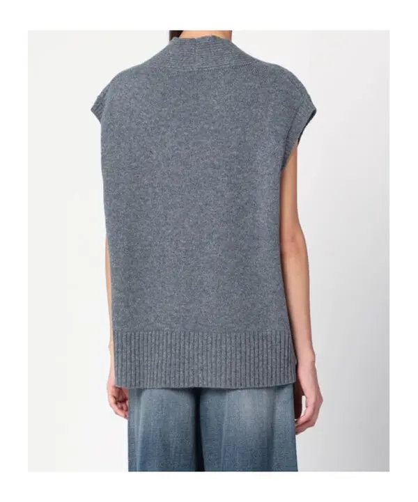 ROBERTO COLLINA V-neck Knit Vest