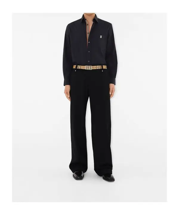 Burberry Checked Buckle Belt