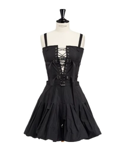 Dior Sleeveless Buckled Dress - Black