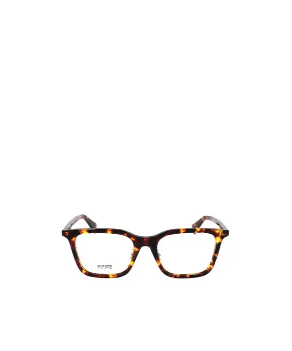 Kenzo Full-frame Eyeglasses With Square Frame - Black