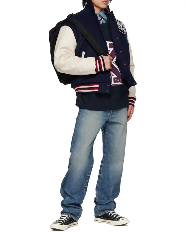 Kenzo Logo-patch Crewneck Sweatshirt - Black