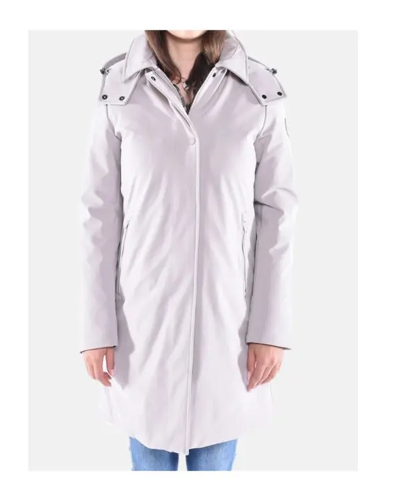 Woolrich Logo Patch Hooded Parka