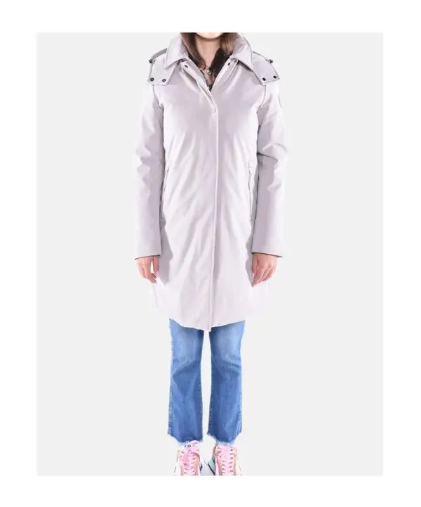 Woolrich Logo Patch Hooded Parka