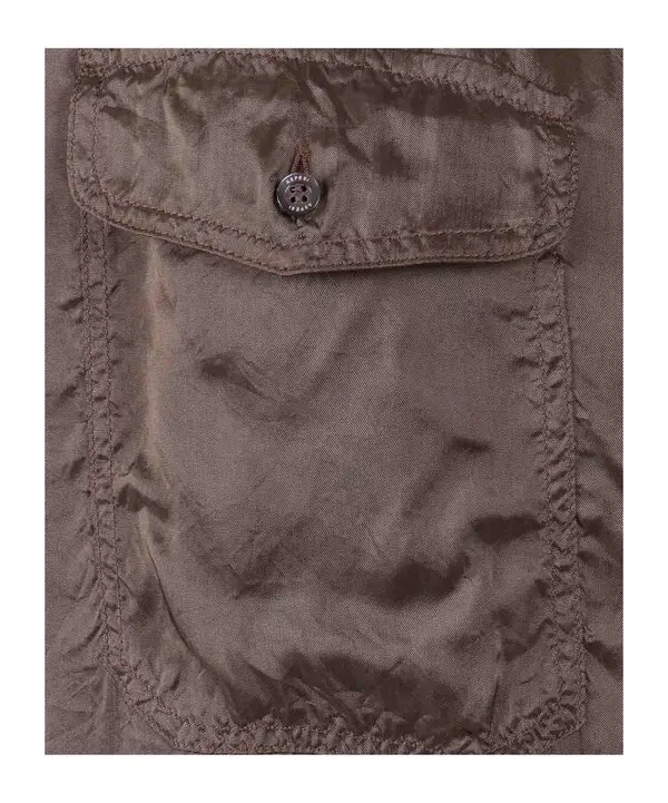 Aspesi Short Sleeve Shirt With Patch Pockets