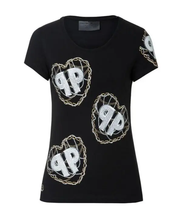 Philipp Plein Print T-shirt - Black