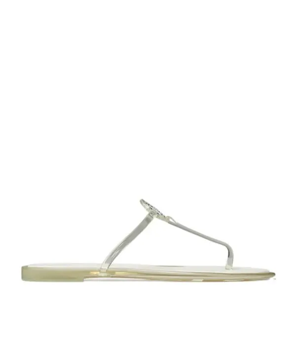 Tory Burch Mini Miller Jelly Thong Sandals - Transparent/silver