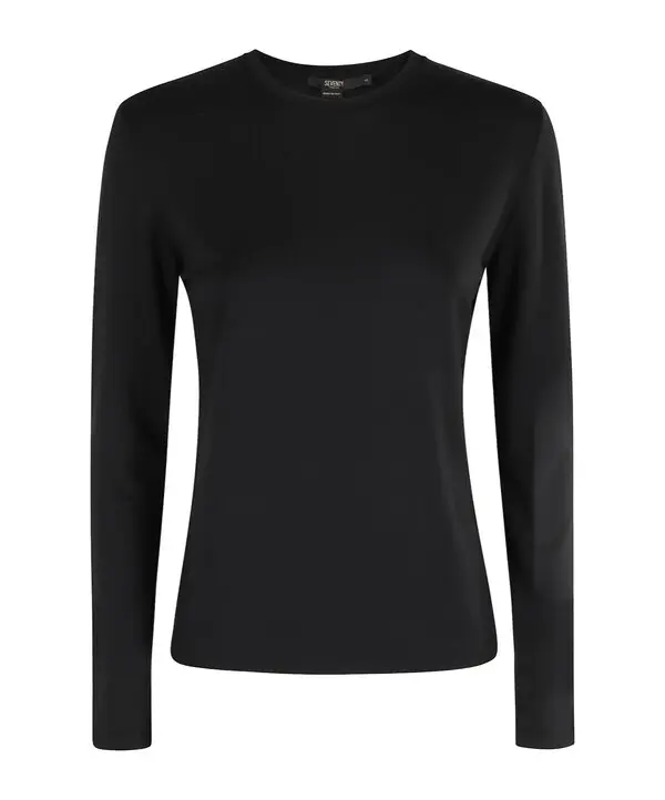 Seventy Long-sleeved Crewneck T-shirt - Black