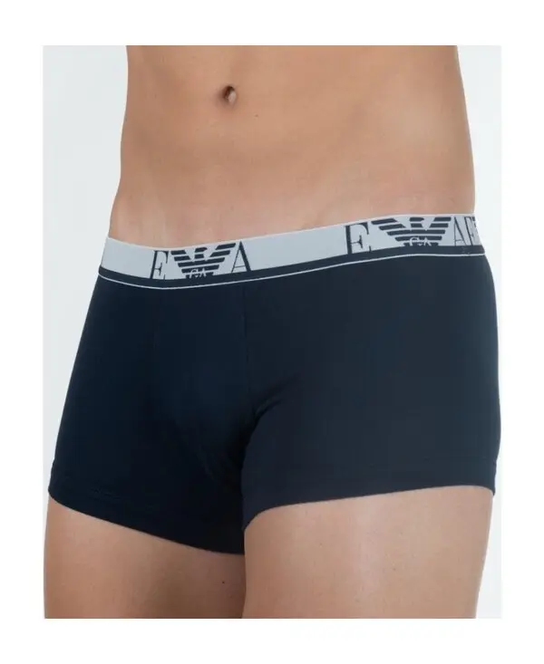 Emporio Armani Logo Logo Boxers - Black