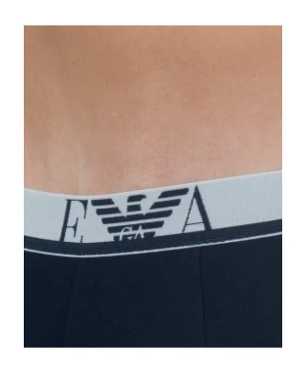 Emporio Armani Logo Logo Boxers - Black