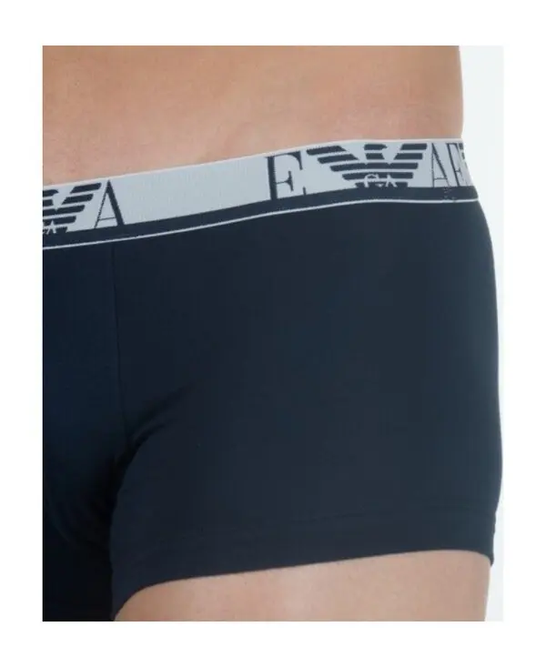 Emporio Armani Logo Logo Boxers - Black