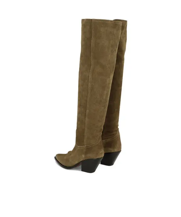 SONORA 70mm Suede Pointed Toe Boots