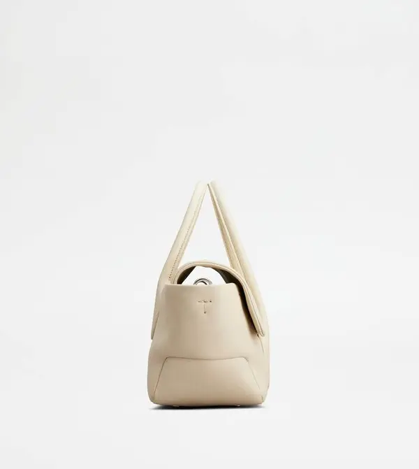TOD'S Di Logo Patch Tote Bag - Nude