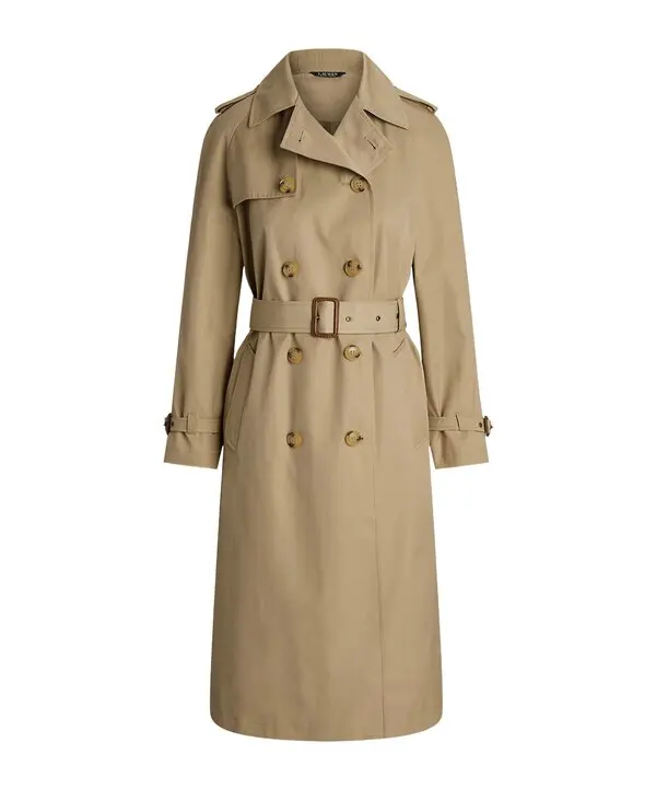 Ralph Lauren Double Breasted Belted Trench Coat