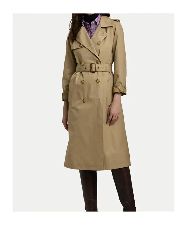 Ralph Lauren Double Breasted Belted Trench Coat
