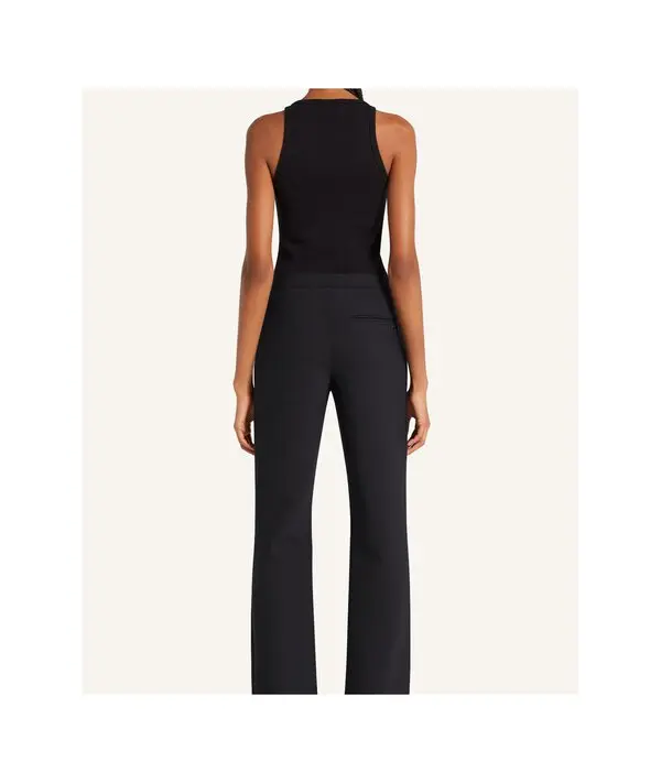 COURREGES 90's Rib Tank Top With Buckle Detail