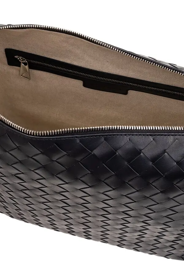 Bottega Veneta Intrecciato Zipped Shoulder Bag