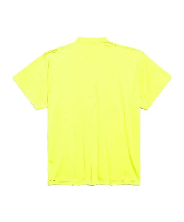 Balenciaga 3b Liquefied Oversized T-shirt - Lucifer Yellow
