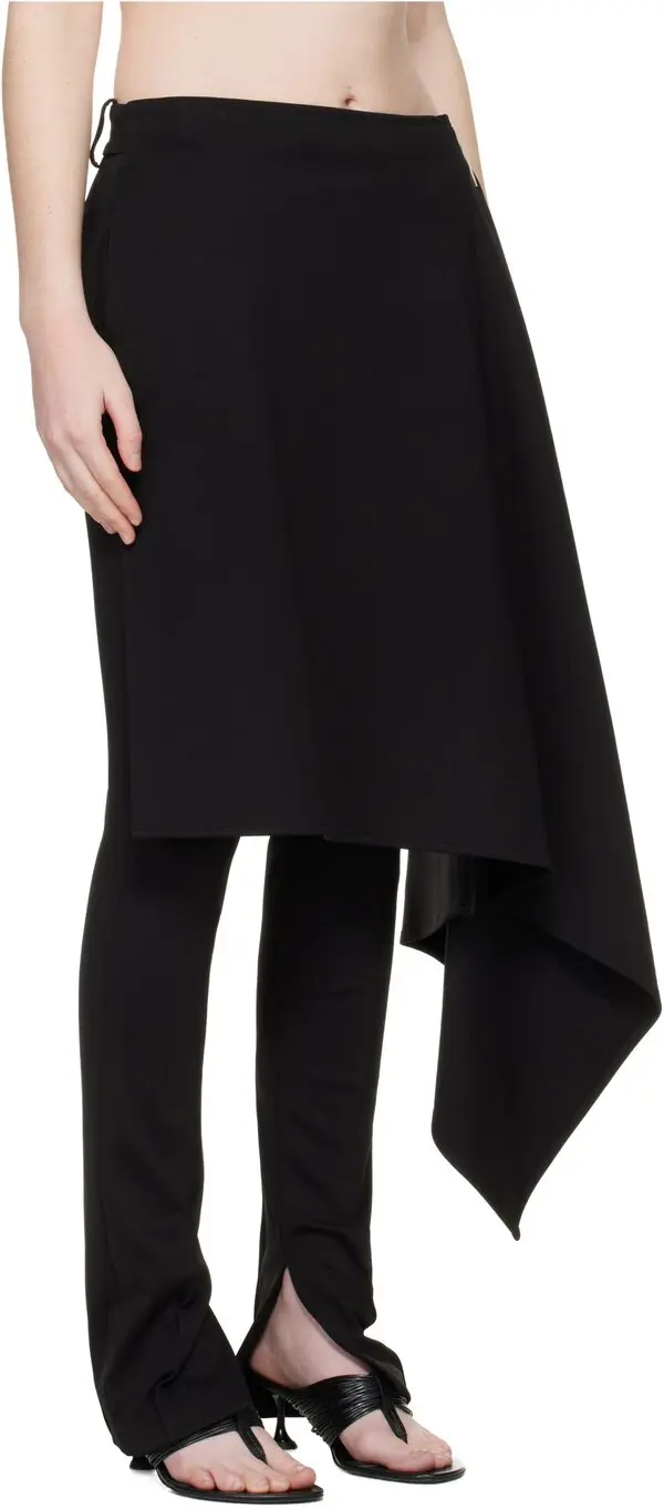 Attico Draped Overlay Pants