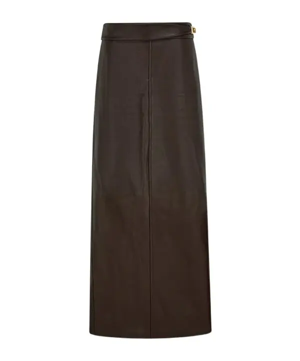 FERRAGAMO Longline Skirt - Espresso